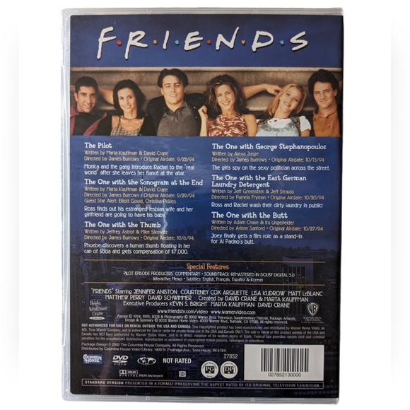 Media | Friends Season 1 Volume 1 Dvd | Poshmark